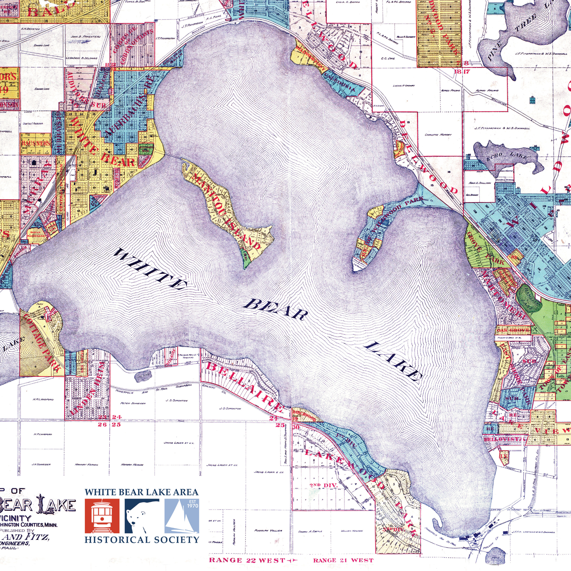 WBLAHS Puzzle - White Bear Lake Map | White Bear Lake Area Historical ...